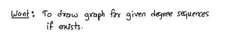 Answered 2 For Each Of The Following Sequences Determine Whether Or Not A Graph Exists That