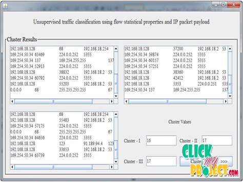 unsupervised traffic classification using flow statistical properties