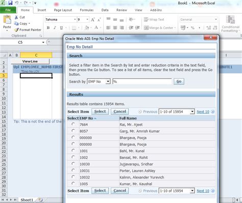 Create Lov In Webadi