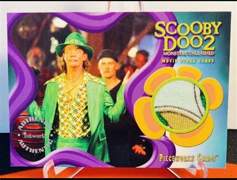 Matthew Lillard As Shaggy Scooby Doo 2 Pieceworks Costume Card Jacket Pw5