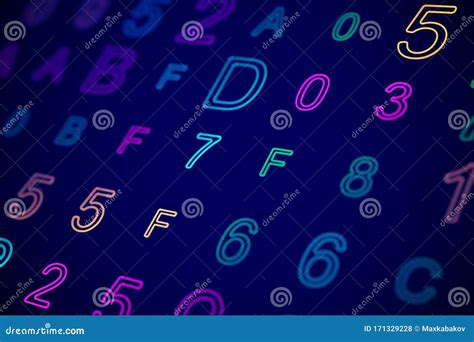 Hexadecimal Code On Digital Computer Screen Stock Vector Illustration Of Background Privacy
