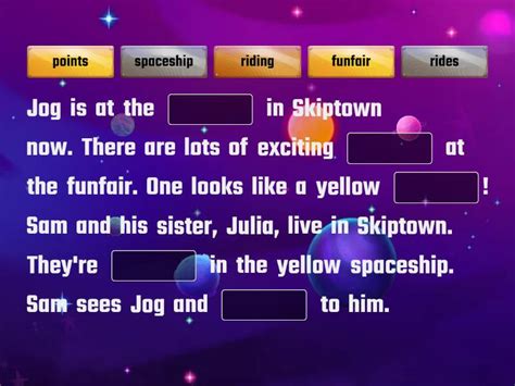 Jog The Alien Part 4 Complete The Sentence Jog The Alien Part 4 Complete The Sentence