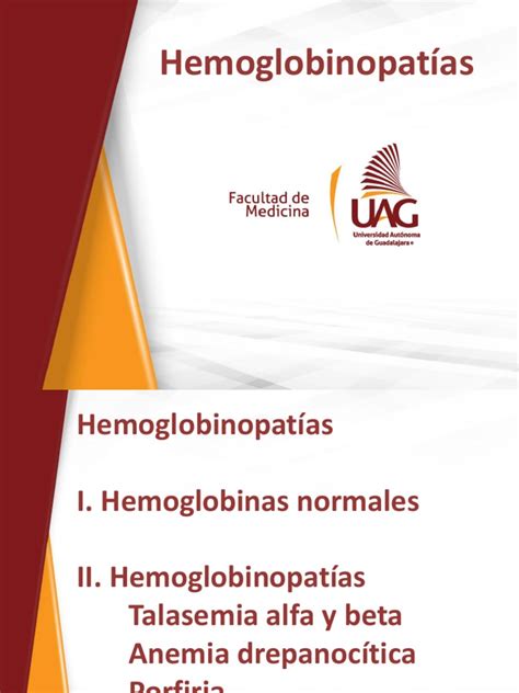 9 Hemoglobinopatias Pdf Especialidades Medicas Enfermedades Y