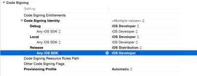 ios xcode6 embedded binary is not signed with the same certificate as