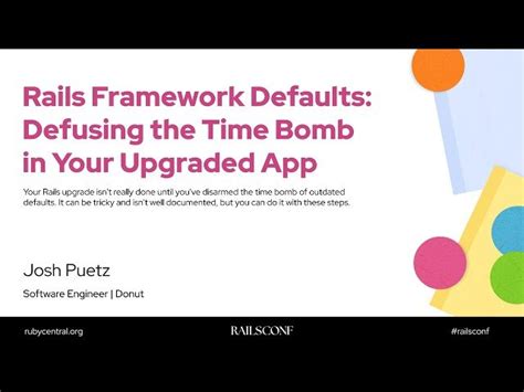 Free Video Rails Framework Defaults Defusing The Time Bomb In Your