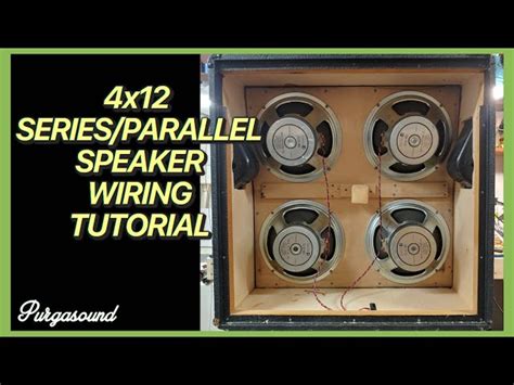 Speaker Wiring Calculator 4x12 Series Parallel Wiring Tutorial