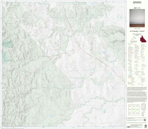 Melrose 8851 131 Map By Department Of Natural Resources And Mines