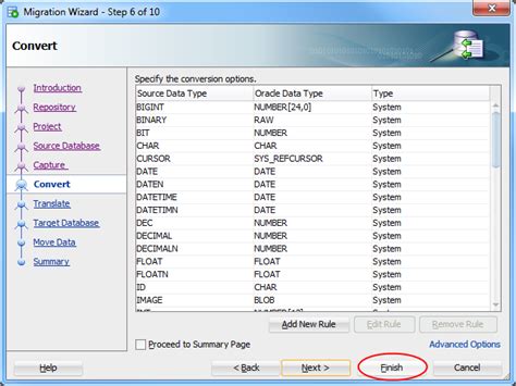 migrating to oracle using custom object names