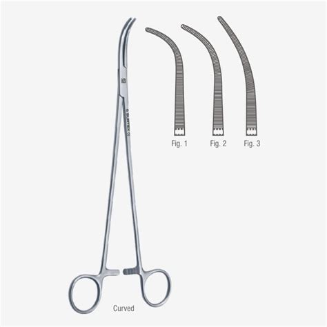 Surtex® Overholt Dissecting And Ligature Forceps Curved Jaws