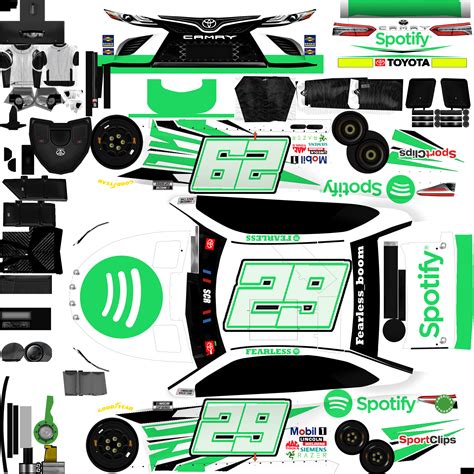 Made A Spotify Car For My Friend To Race In A League I Was Gonna Make