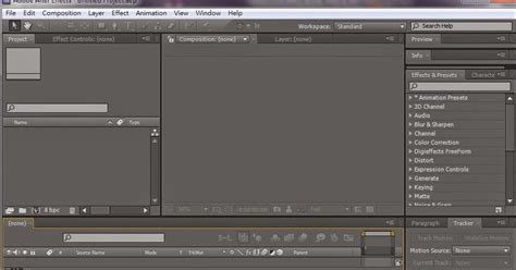 interface overview in ae ae 的介面