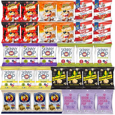 Popcorn Variety Pack Snack Bag Assortment Care Package