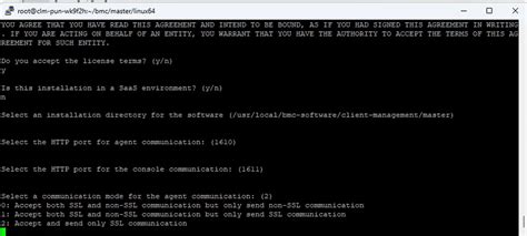 client management how to install bmc client management on linux