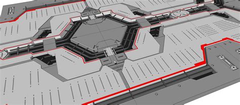 Sci Fi Architectural Element 14 3d Model By Chtazi