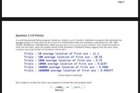 Solved Page 2 Question 3 10 Points In A Well Documented