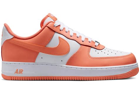 Nike Air Force 1 Low 07 White Orange Frost Mens Fj4146 127 Us
