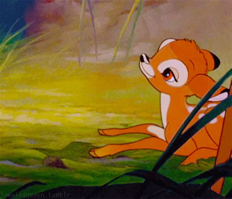 Милые гифки с Бэмби 30 картинок ⋆