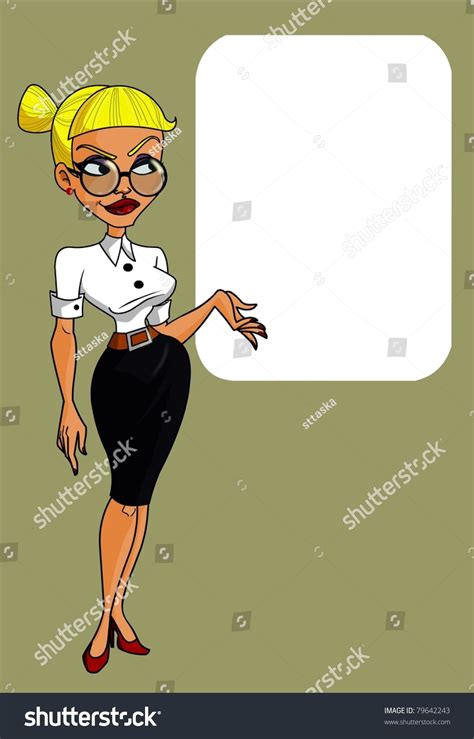 Presentation Sexy Woman Stock Vector Royalty Free