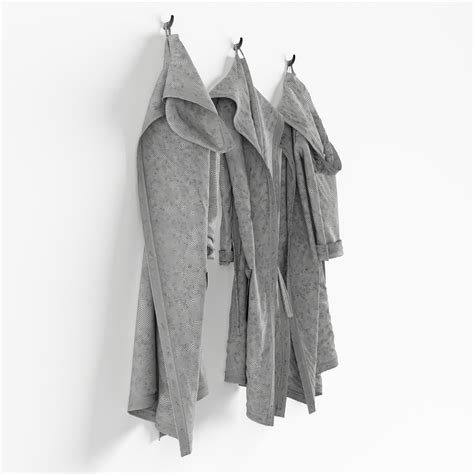 3d Model Bathrobe Hanging Set 01 Turbosquid 1976134