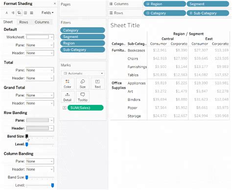 Tableau Formatting Series How To Use Shading Backgrounds Playfair Data