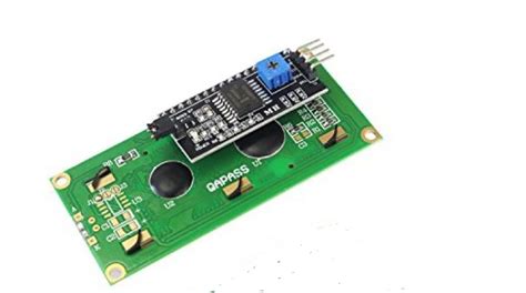 16x2 Green Lcd Display With I2c Iic Interface Robodium