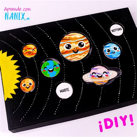 Que Fácil Es Aprender El Sistema Solar Así 🌎🪐☀️ ¡diy Aprende Con