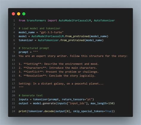How Can We Use Structured Prompts To Improve Context Retention Across Longer Text Generation