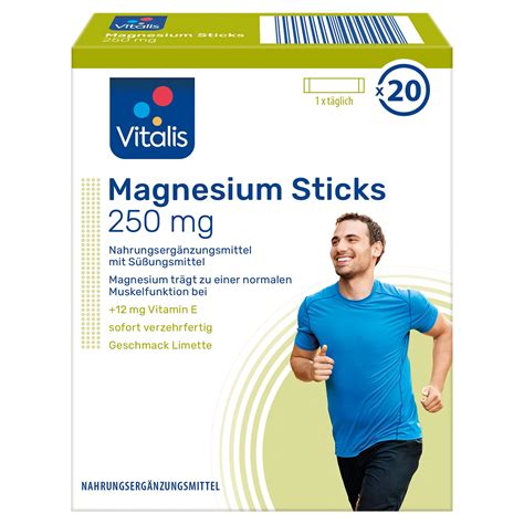 Vitalis Magnesium Sticks 30 G Limette Aldi SÜd