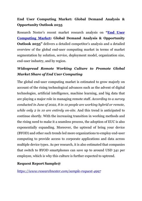 Ppt End User Computing Market Global Demand Analysis And Opportunity