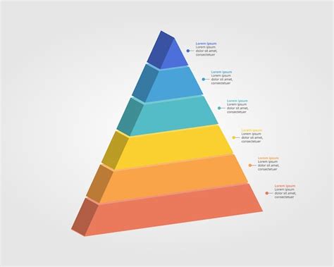 Premium Vector Pyramid Chart Template For Infographic For