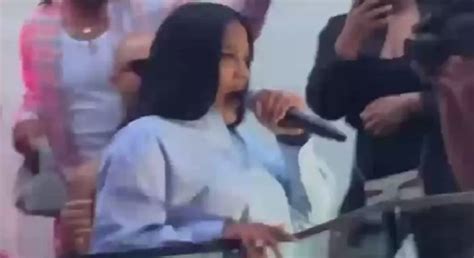 Joseline Hernandez Exposes Her Breasts While Performing Hip Hop Lately