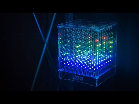 Diy Electronic Kit Auracube 8x8x8 3d Rgb Led Cube From Nixt 45 Off