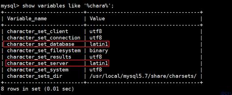 MYSQL字符集设置的方法详解 终端的字符集 MySQL IDC 站长网 MYSQL字符集设置的方法详解 终端的字符集 MySQL IDC 站长网