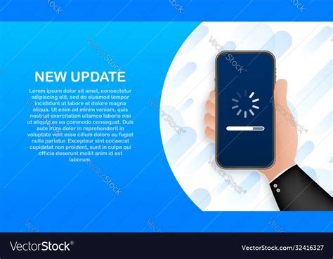 system software update data or synchronize vector image
