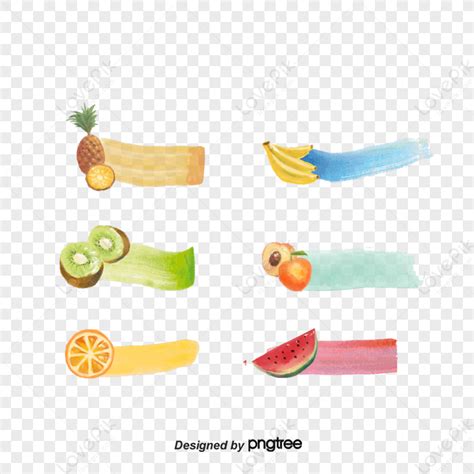 벡터 자유형 수채화 과일 일러스트비타민먹기건강 Png 일러스트 무료 다운로드 Lovepik