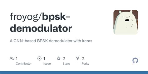 GitHub Froyog Bpsk Demodulator A CNN Based BPSK Demodulator With Keras