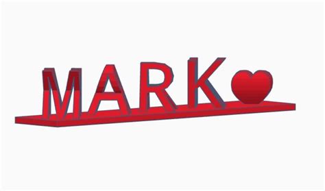 stl file flip text 2 in 1 mark 🎁・3d print design to download・cults