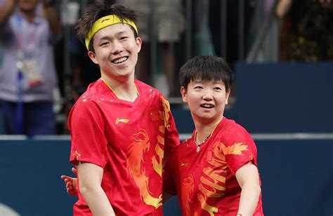 第6金！孙颖莎 王楚钦混双强势夺金 李郑息 巴黎奥运会 乒乓球