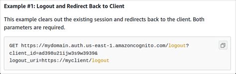 Amazon Web Services Cognito Logout Does Not Work As Documented Stack Overflow