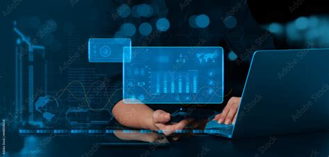 Bull Market Candlestick Chart And Bar Graph With Auto Trading Computer Coding Artificial