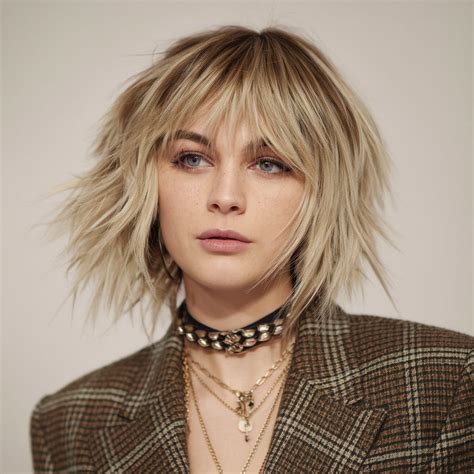 18 Cool Low Maintenance Short Shag With Bangs Hairstyles