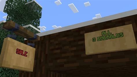 Identical Signs Bedrock Edition Minecraft Texture Pack