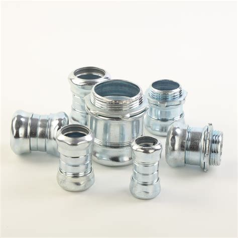EMT Connector Compression Type EMT Unions EMT Connector Steel Type China EMT And EMT Couplings