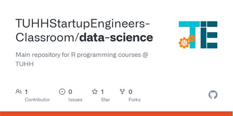 GitHub TUHHStartupEngineers Classroom Data Science Main Repository For R Programming Courses