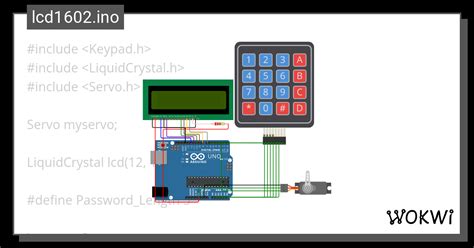 Keypad Lock Wokwi ESP32 STM32 Arduino Simulator