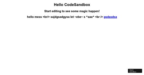 react markdown playground codesandbox