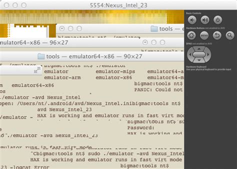 Android Emulator Intel Haxm And Host Gpu On Mac Os 1082 Nvidia