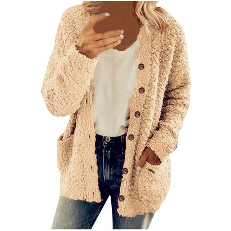 Floleo Womens Tops Jackets Clearance Fall Winter Women Casual Plus