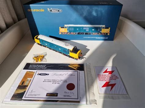 Accurascale Class 37 37610 Hnrc Dcc Ready Ros Exclusive £25000