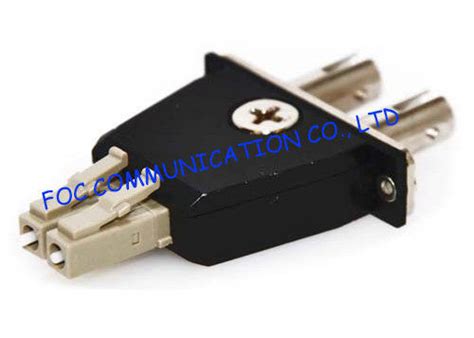 Hybrid Fiber Optic Adapter LC ST Multimode Male To Female Adapter